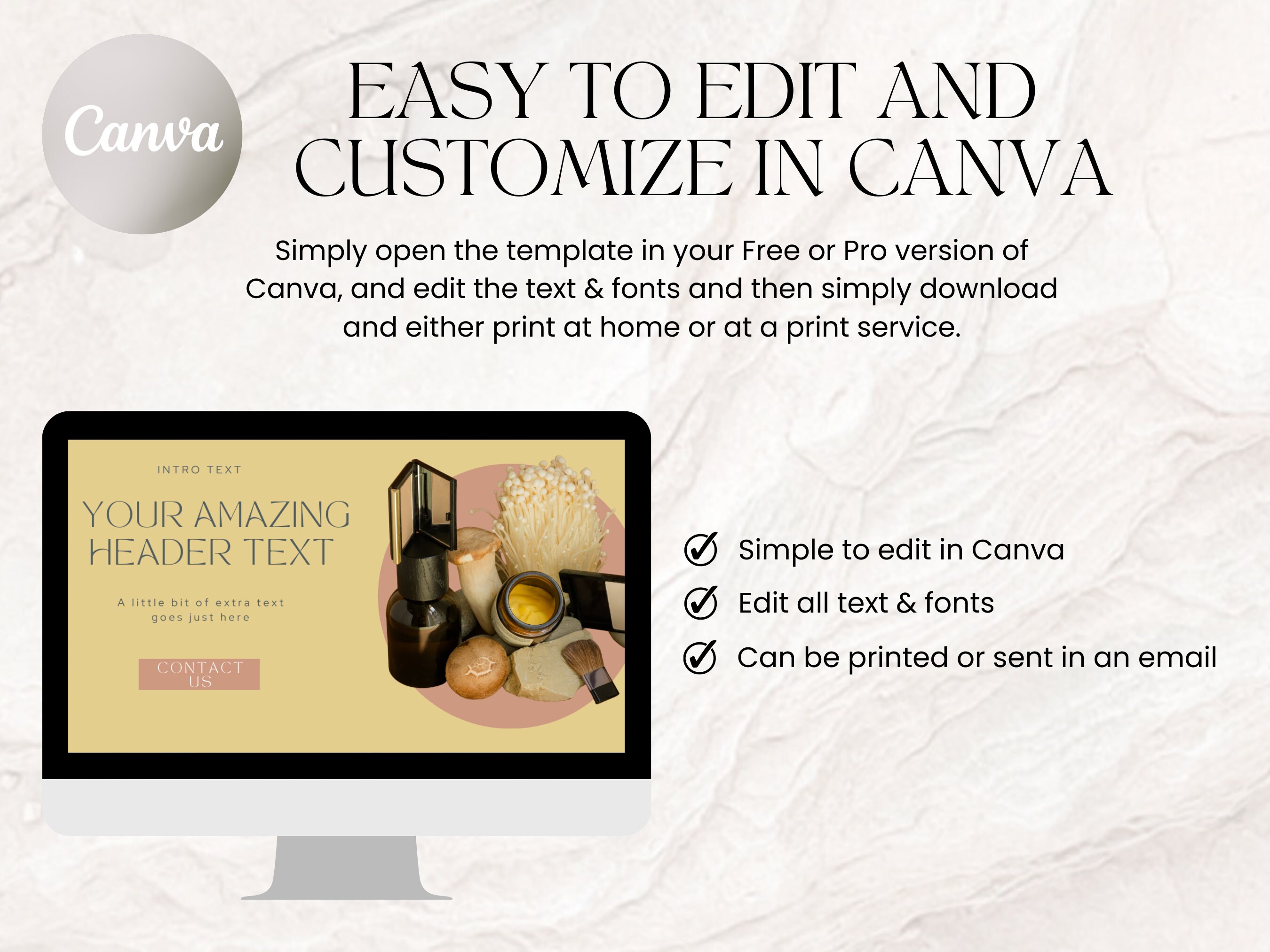 Canva Product Website Template Done for You Website - Etsy