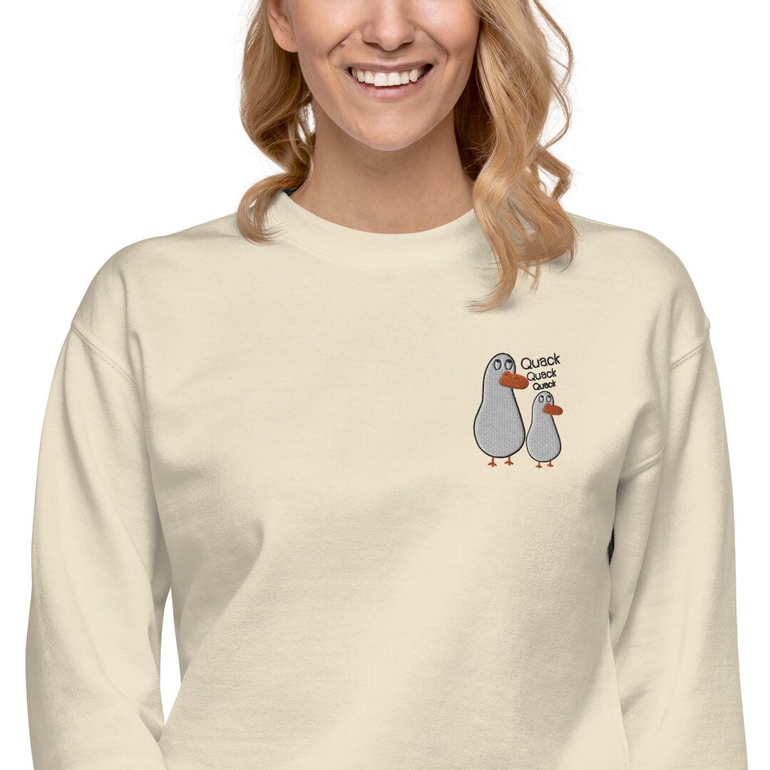 Quack Quack Ducks, Orange Beaks, Embroidery Design - Etsy