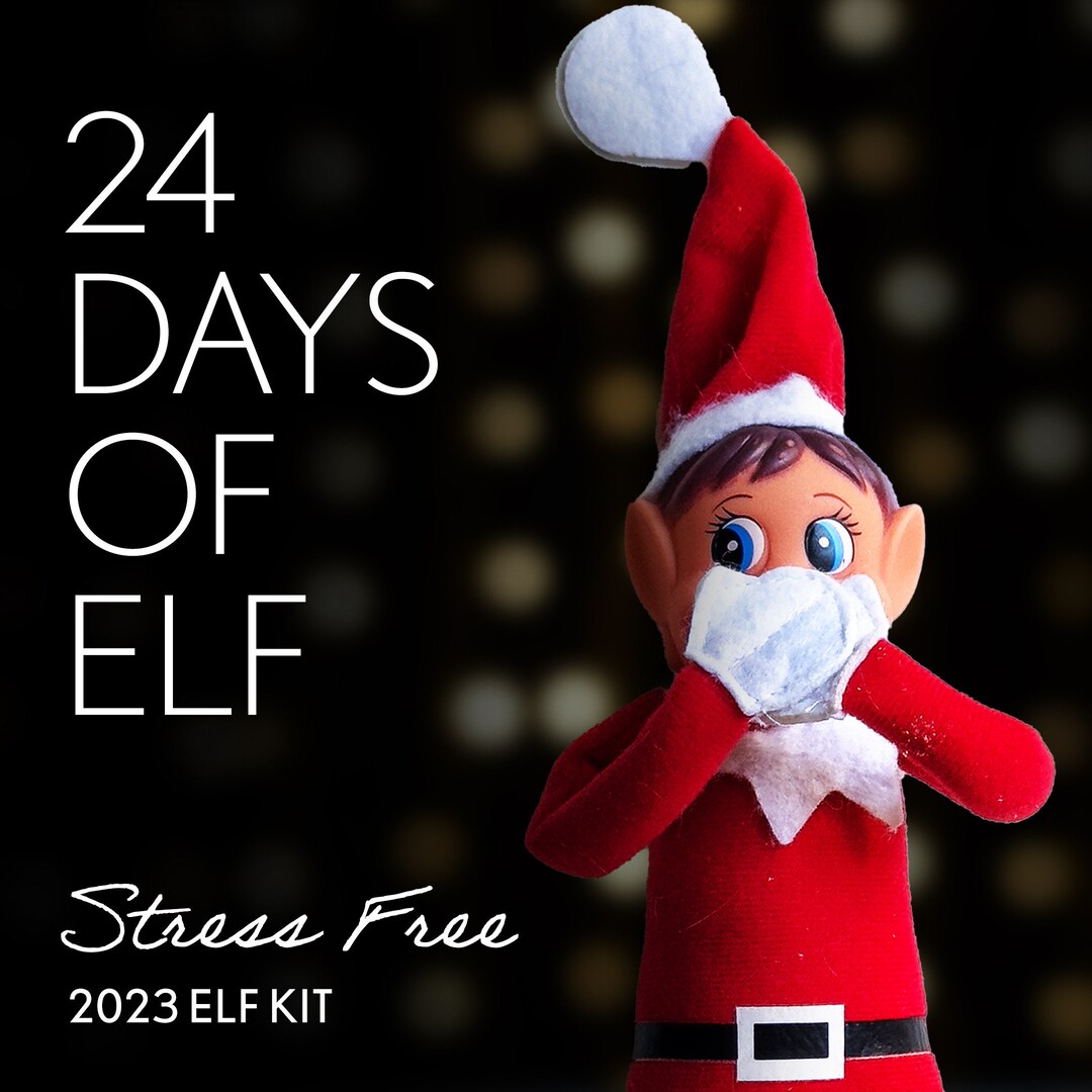 2024 12 or 24 Day Christmas Elf Kit, Elf Props, Elf Toys, Elf ...