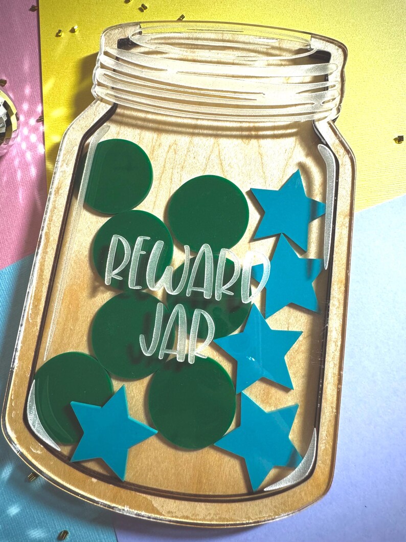 Personalized Reward Jar for Kids, Classroom Reward Jar, Good Behavior ...