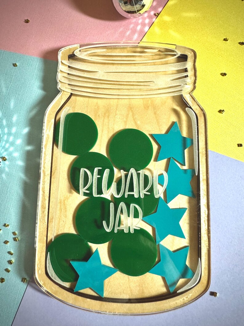 Personalized Reward Jar for Kids, Classroom Reward Jar, Good Behavior ...