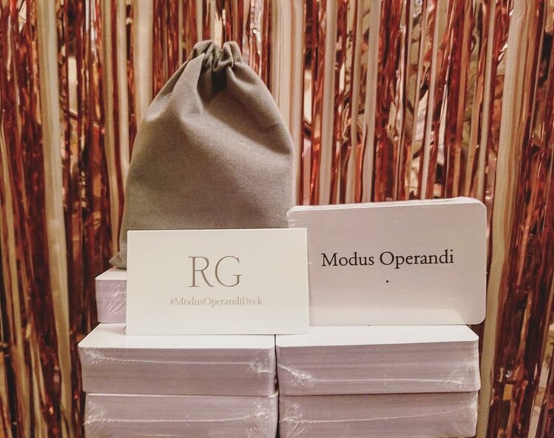 72-card Modus Operandi Question Card Deck for Meaningful Solo & Group ...