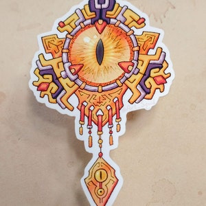 Spare Eye Amulet - Dnd Talisman - Dungeons and Dragons Sticker - Etsy