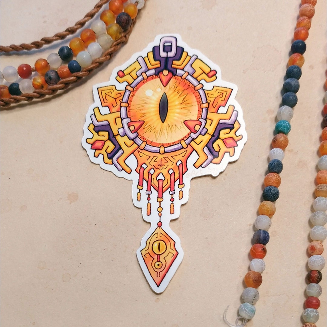Spare Eye Amulet - Dnd Talisman - Dungeons and Dragons Sticker - Etsy
