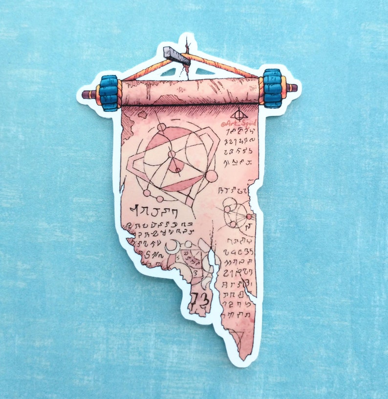 Spell Scroll Dnd Arcane Object Dungeons and Dragons - Etsy