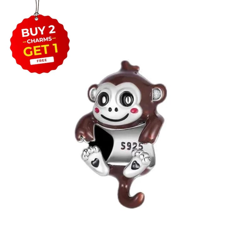 Monkey Charm - Etsy UK