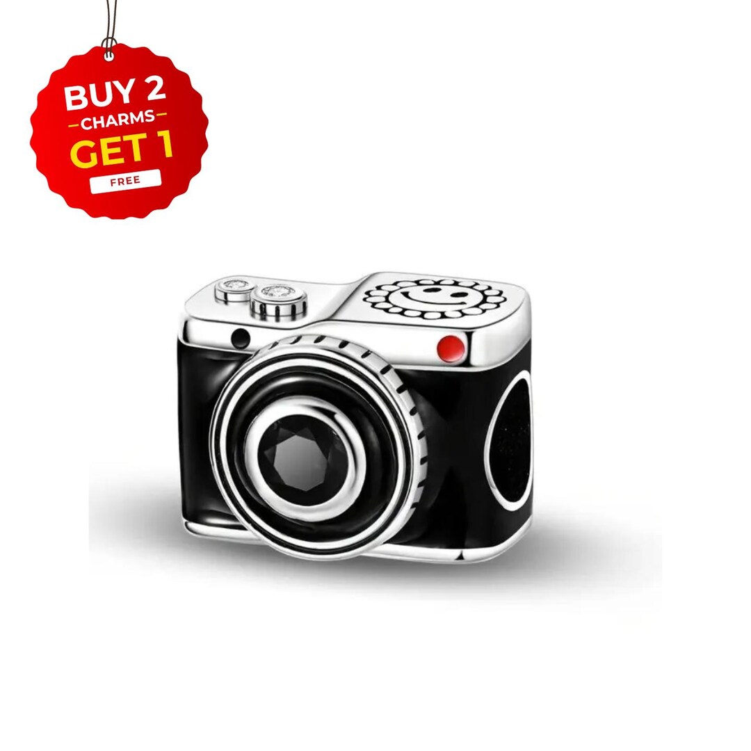 Sterling Silver Camera Charm for Pandora Bracelet - Buy 2 Get 1 Free - Etsy