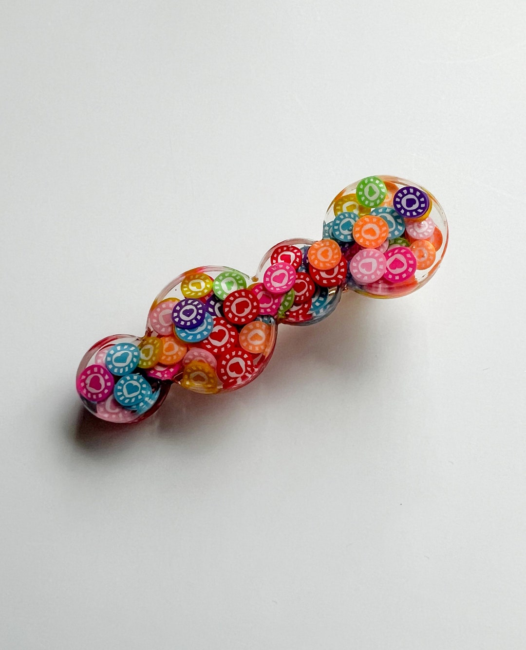 Girls Hair Barrette, Heart Hair Barrette, Christmas Gift, Stocking ...