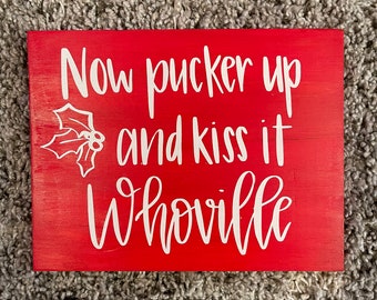 Pucker up Christmas - Etsy