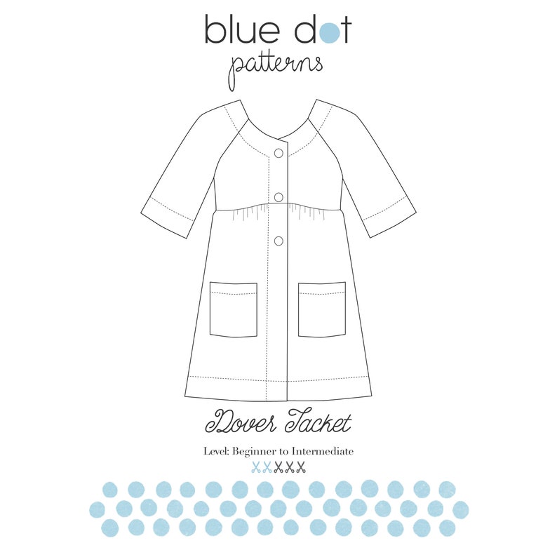 Paper Sewing Pattern, Dover Jacket, Sewing Pattern, Women's Jacket ...