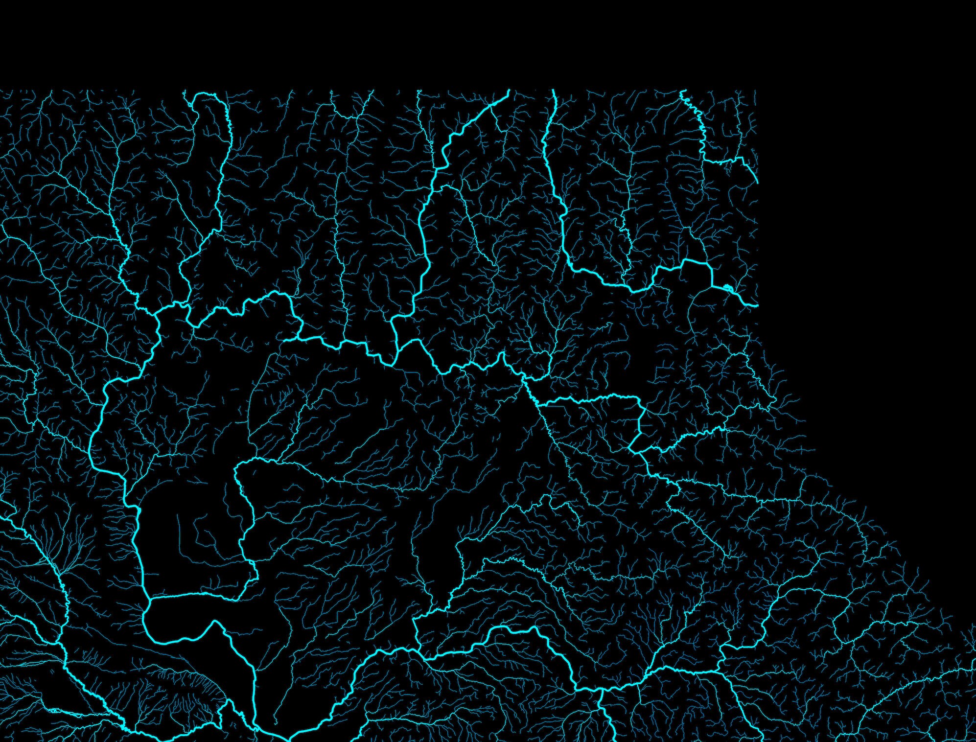 PNW Rivers Poster - Etsy