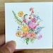 Mini Floral Note Card Set, Floral Watercolor Note Cards, Floral Thank ...