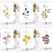 Watercolor Flower Table Numbers Wildflower Table Numbers - Etsy