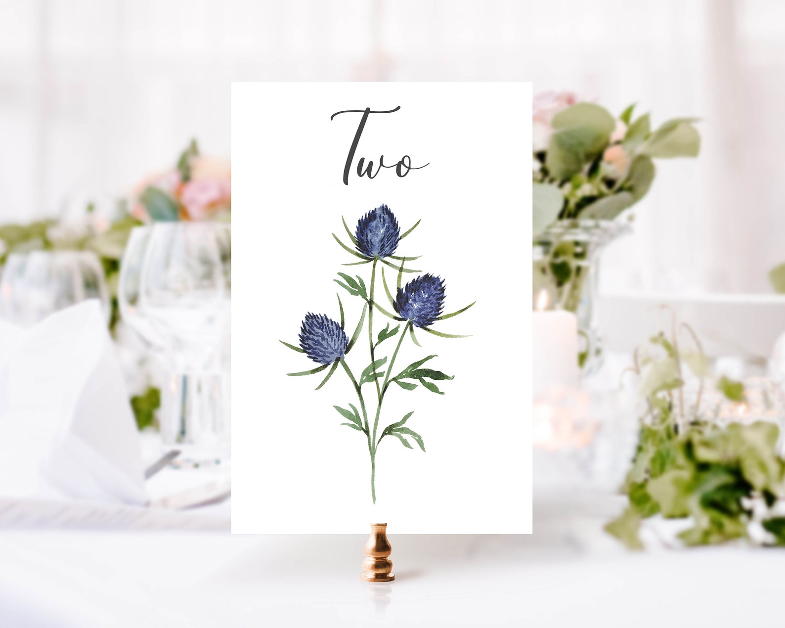 Wildflower Table Numbers Floral Table Numbers Flower Table - Etsy