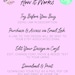 Tulip Wedding Menu, Floral Menu Template, Bright Floral Menu ...