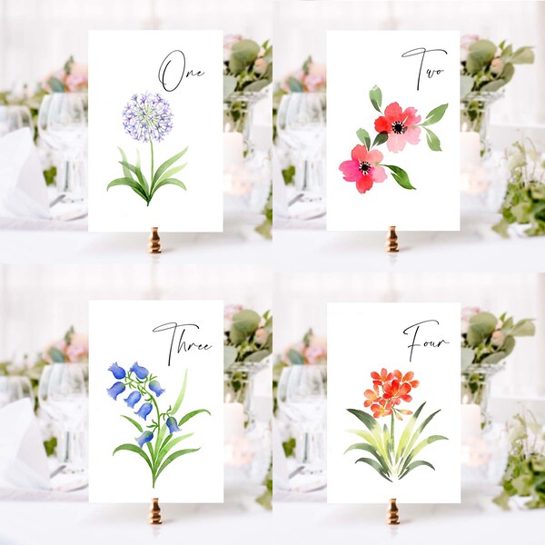 Rustic Table Numbers - Etsy