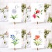 Printable Wildflower Table Numbers Watercolor Flower Table - Etsy