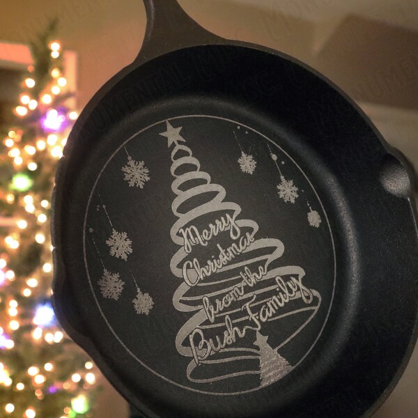 Cast Iron Pan Christmas Ornament - Etsy