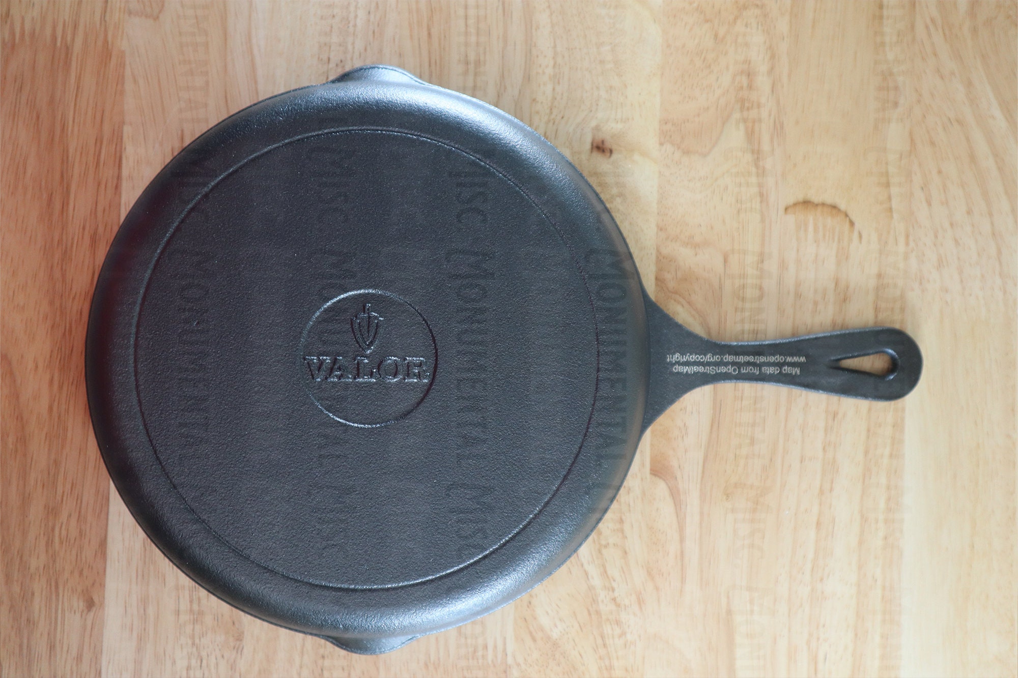 Cast Iron Pan With Personalized Map Engraving - 9 Inch - Etsy
