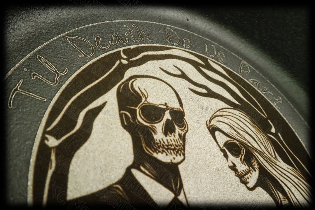 Til Death Do Us Part- Cast Iron Pan With Personalized Engraving - 9 ...