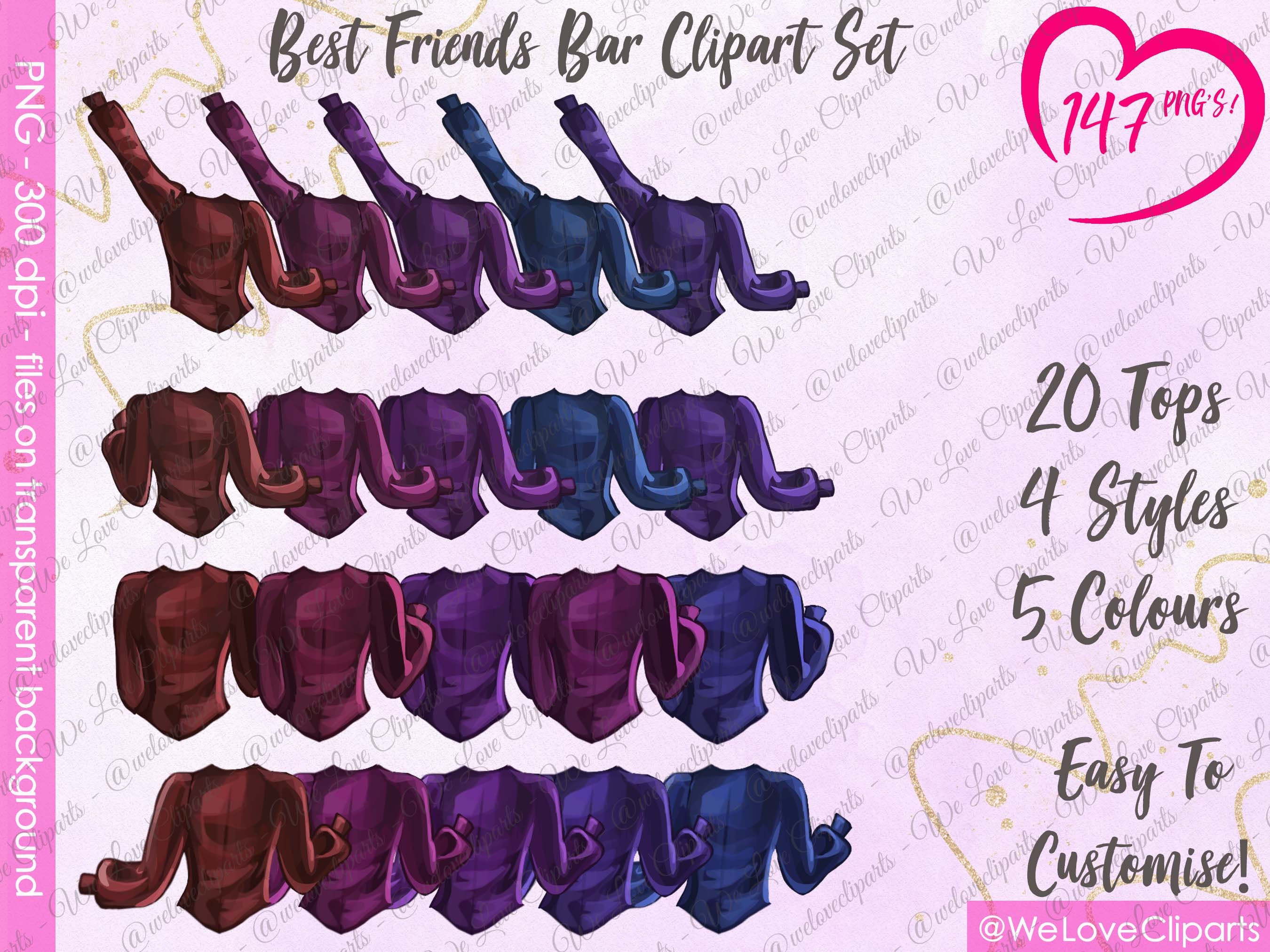 Bar Clipart: Best Friends Bar Scene Sisters SVG Party Svg | Etsy UK
