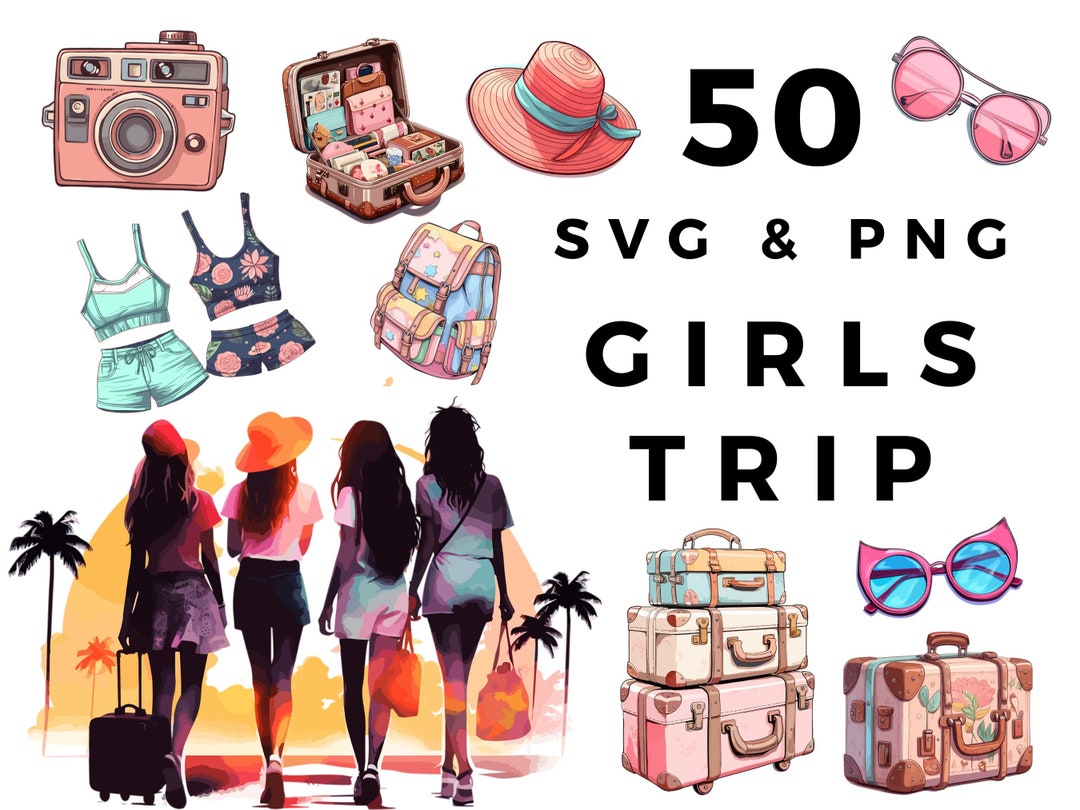 Girls Trip SVG & PNG Bundle, Girls Weekend SVG, Best Friends Svg ...