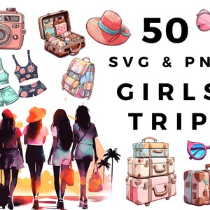 Girls Trip SVG & PNG Bundle, Girls Weekend SVG, Best Friends Svg ...