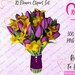Flower Clipart: Flower Bouquet Add-on for Weddings Roses SVG - Etsy Canada