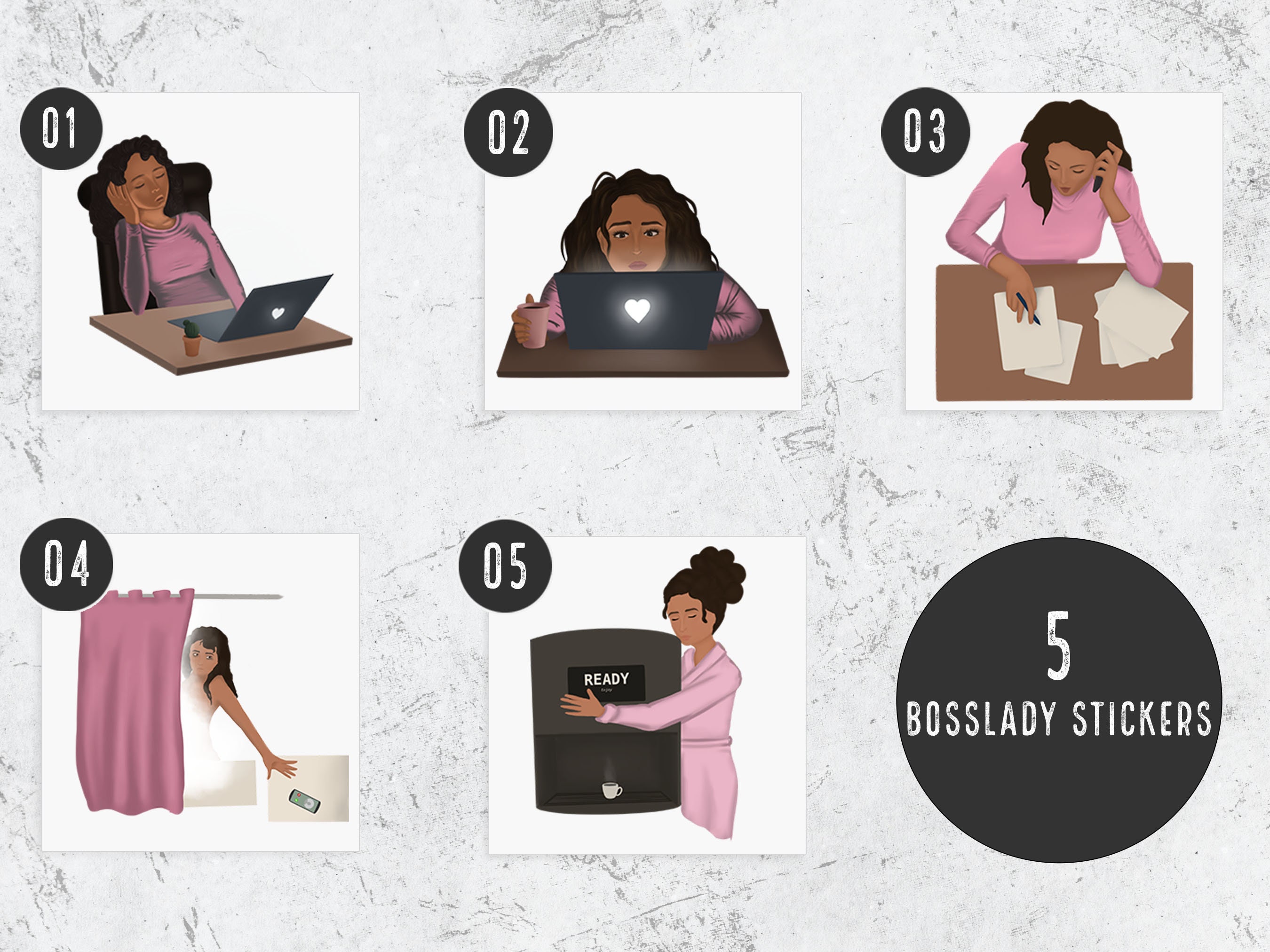 Girl Babe SVG for Laptop Stickers Vacation Planner and | Etsy