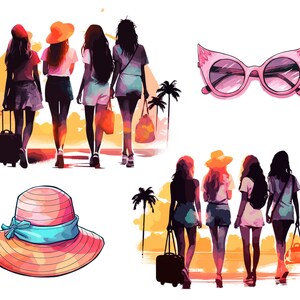 Girls Trip SVG & PNG Bundle, Girls Weekend SVG, Best Friends Svg ...