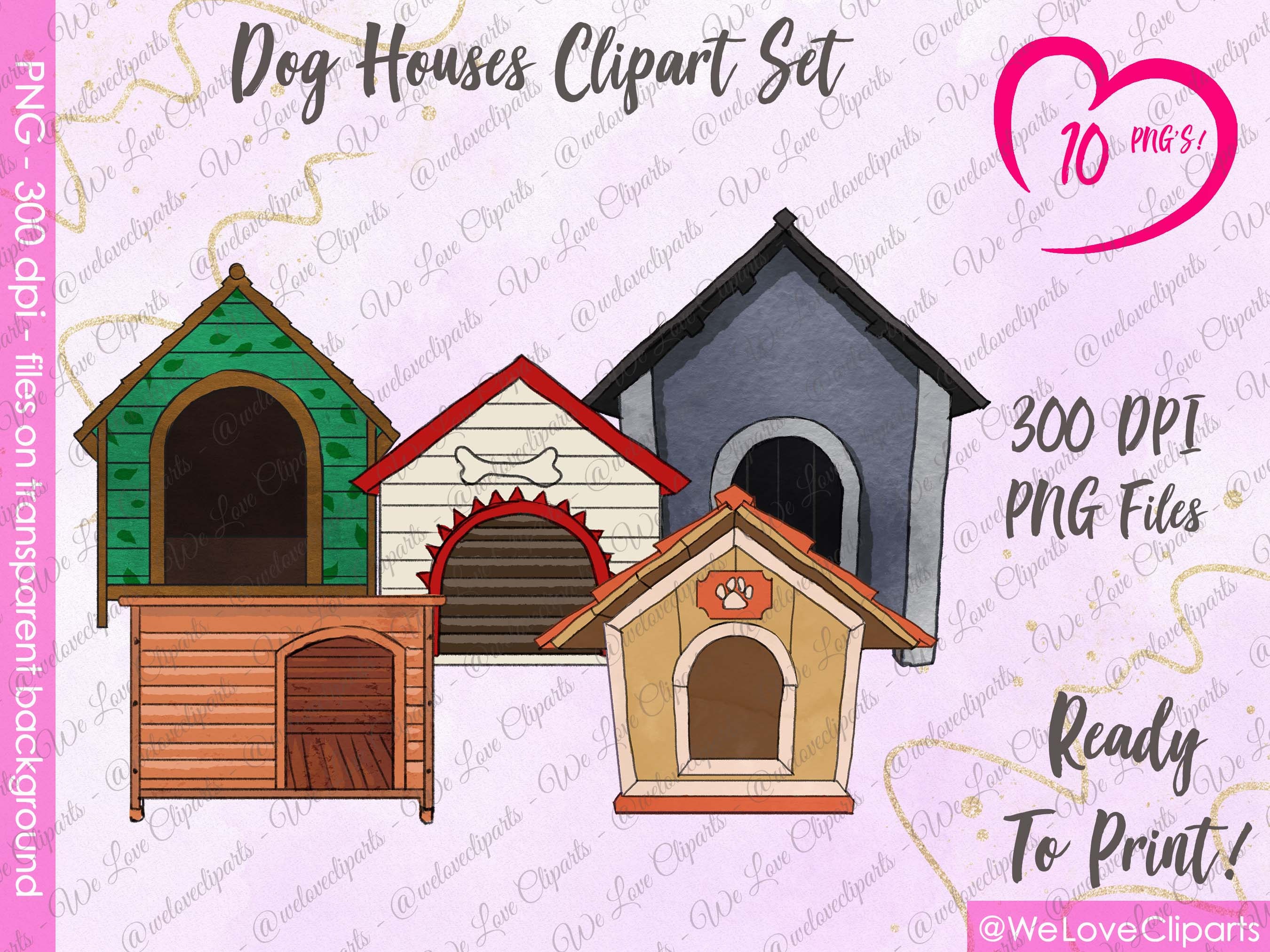 Dog House SVG: - Etsy