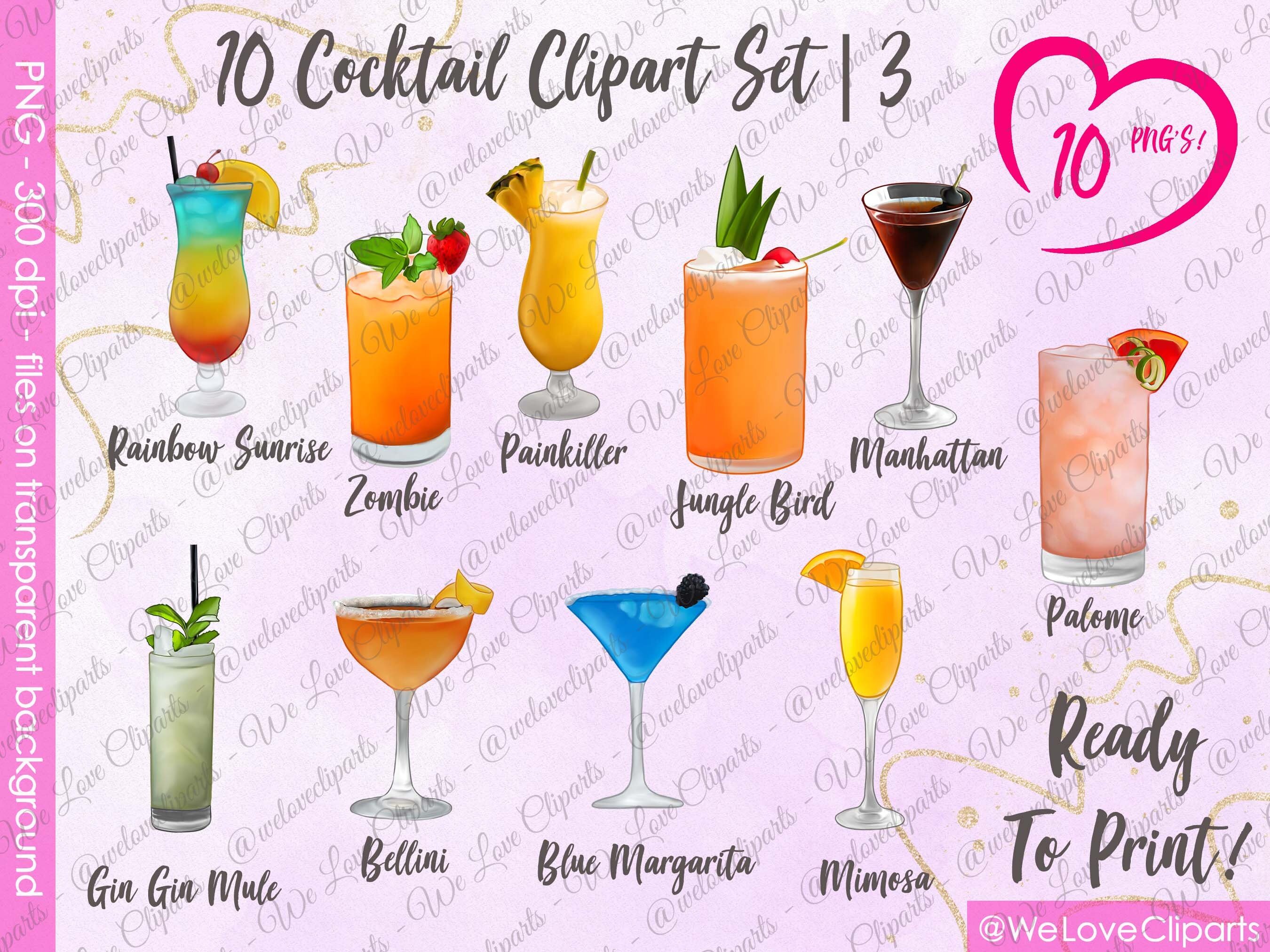 Cocktail SVG: Drinks SVG Bundle for Sisters Svg Back View Sublimation ...