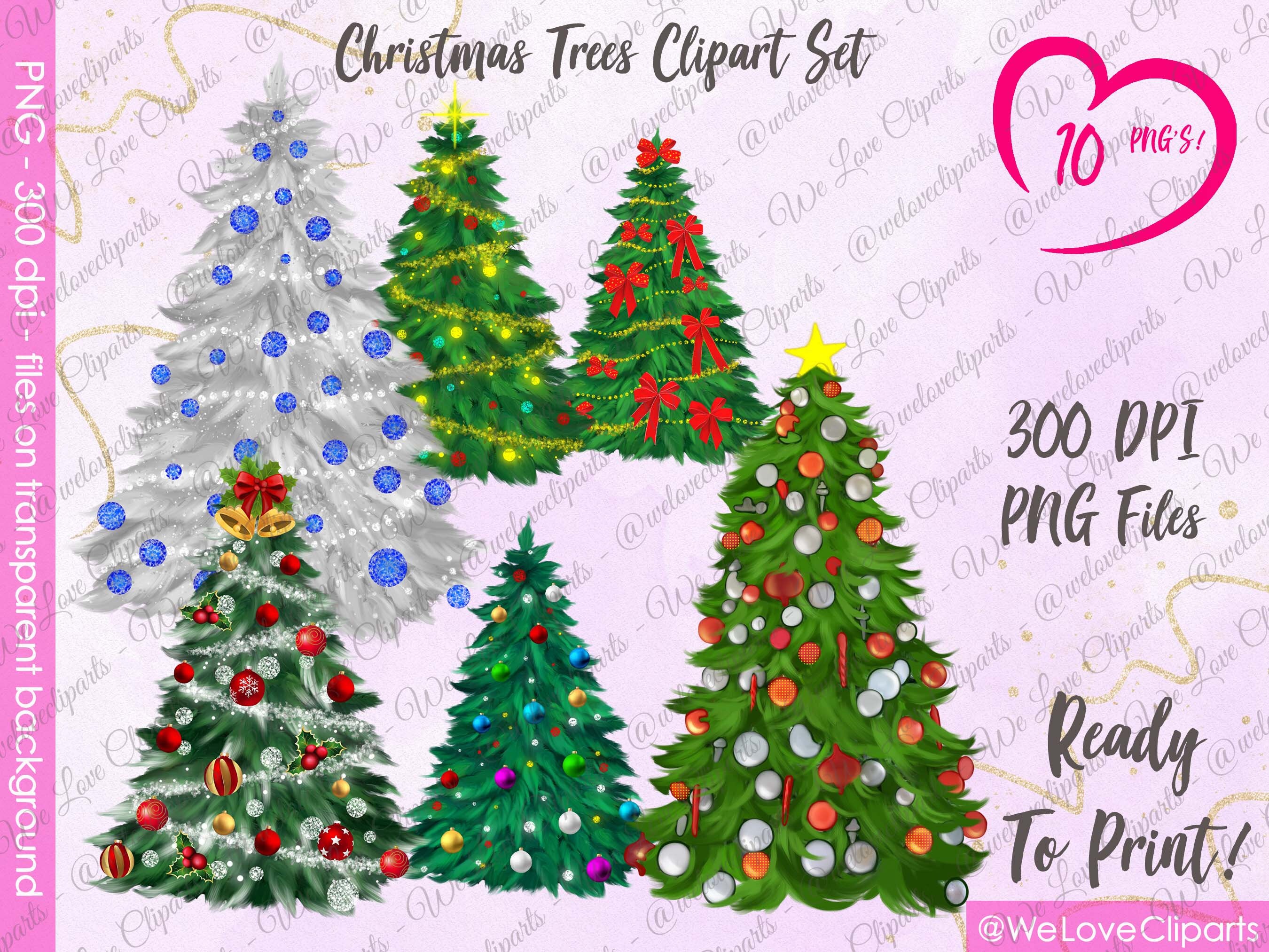 Christmas Tree Clipart: Christmas Tree PNG for a Winter Wonderland for ...