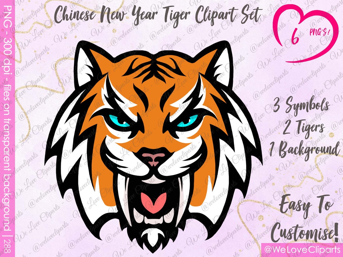 Year of the Tiger 2022: Tiger SVG Chinese Zodiac SVG - Etsy