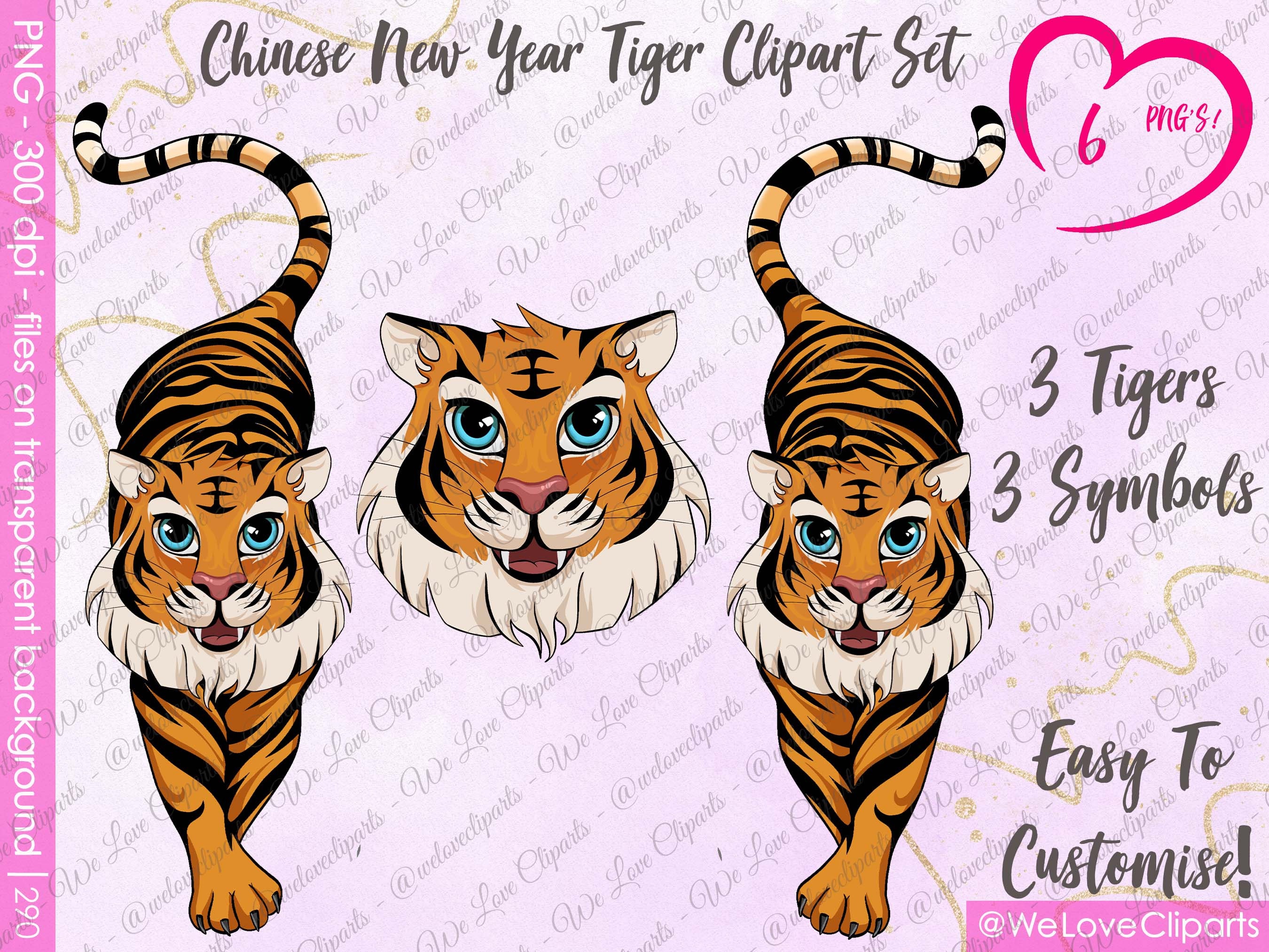 Year of the Tiger 2022: Tiger SVG Chinese Zodiac SVG - Etsy Canada