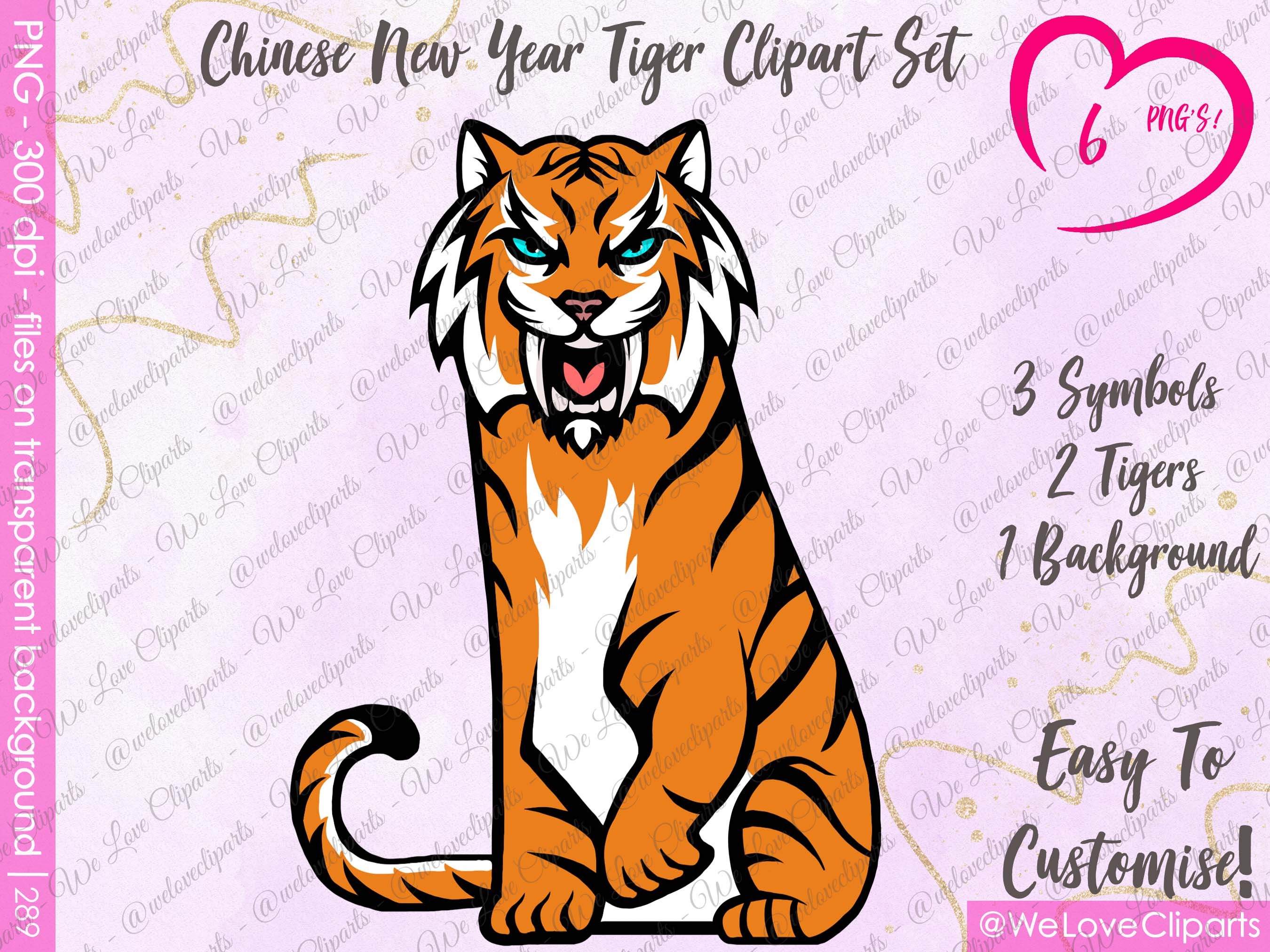 Year of the Tiger 2022: Tiger SVG Chinese Zodiac SVG - Etsy