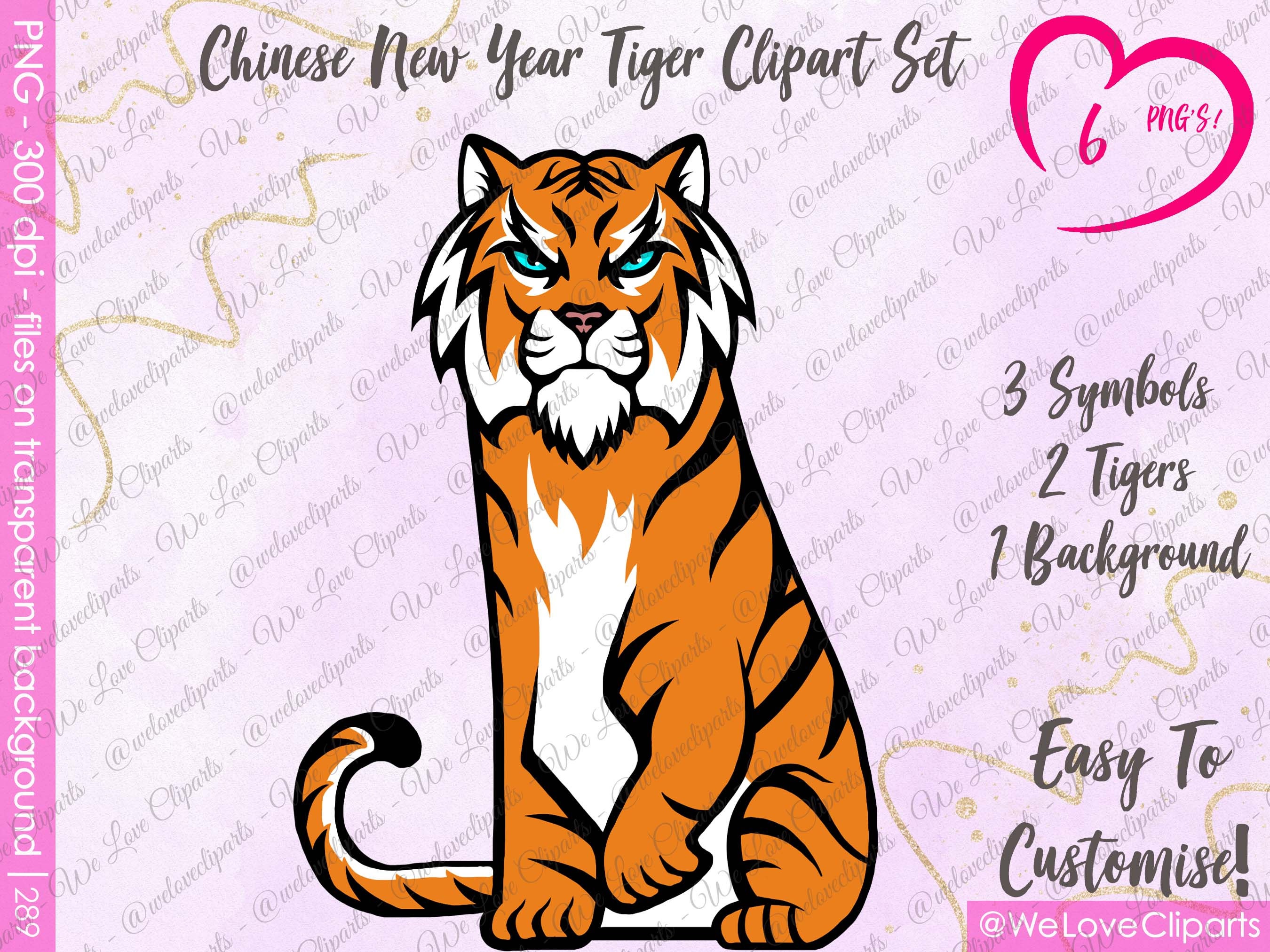Year of the Tiger 2022: Tiger SVG Chinese Zodiac SVG - Etsy