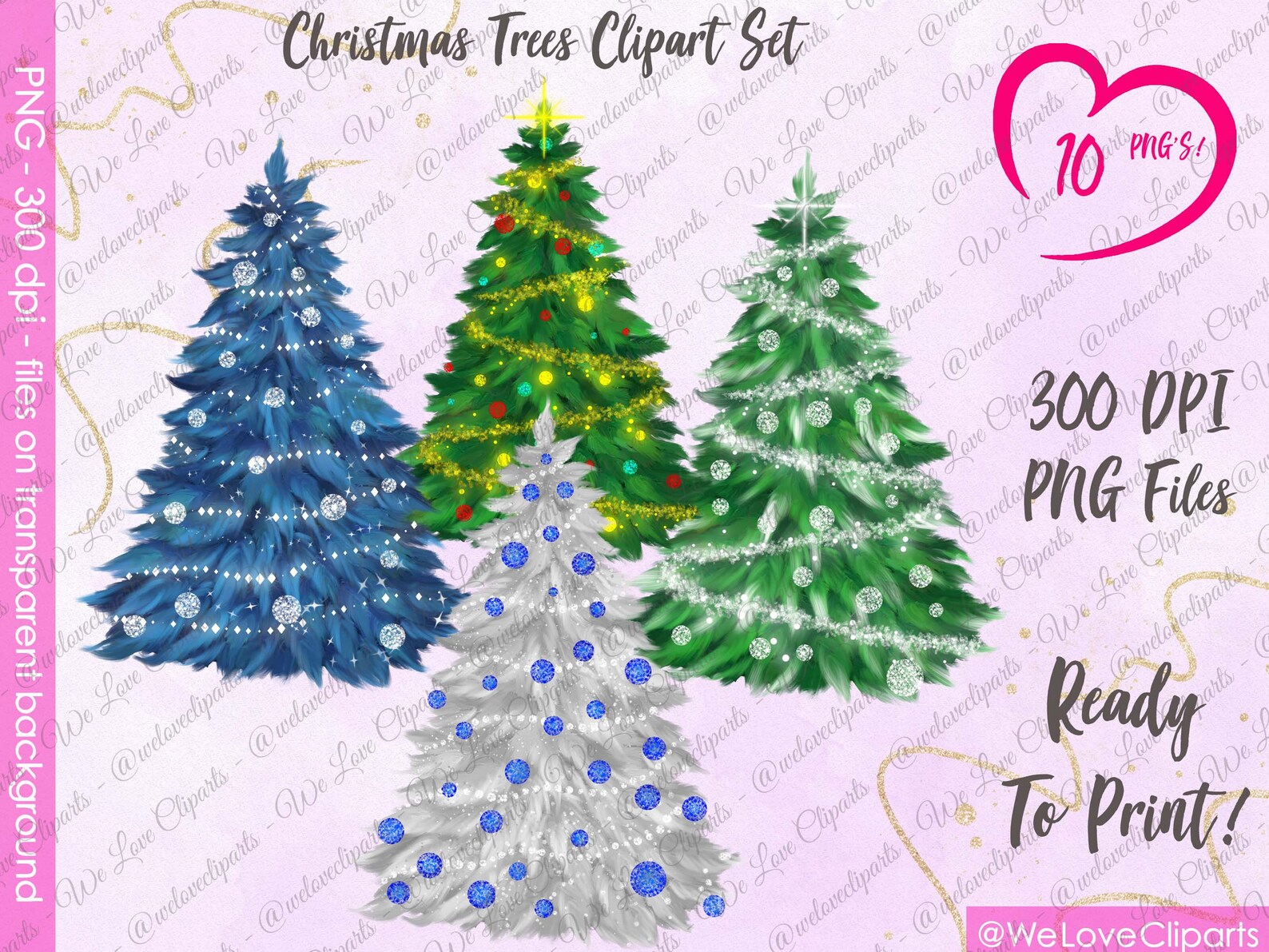 Christmas Tree Clipart: Christmas Tree PNG for a Winter Wonderland for ...