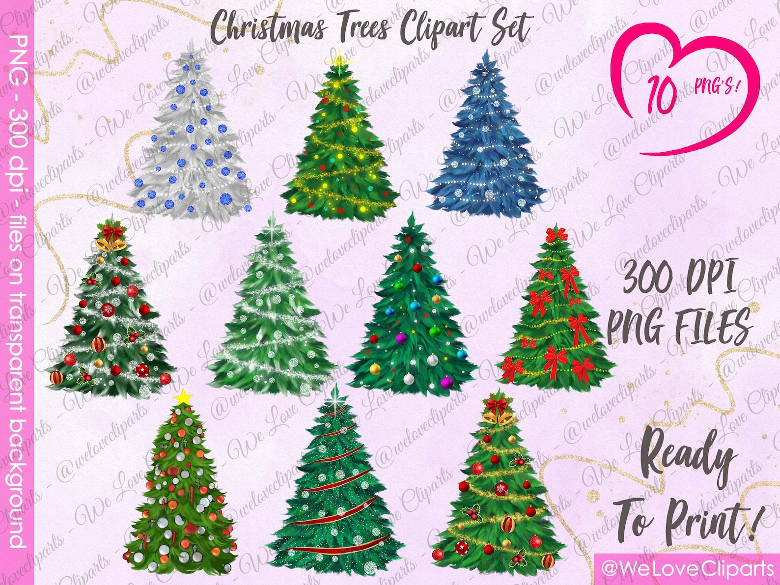Christmas Tree Clipart: Christmas Tree PNG for a Winter Wonderland for ...
