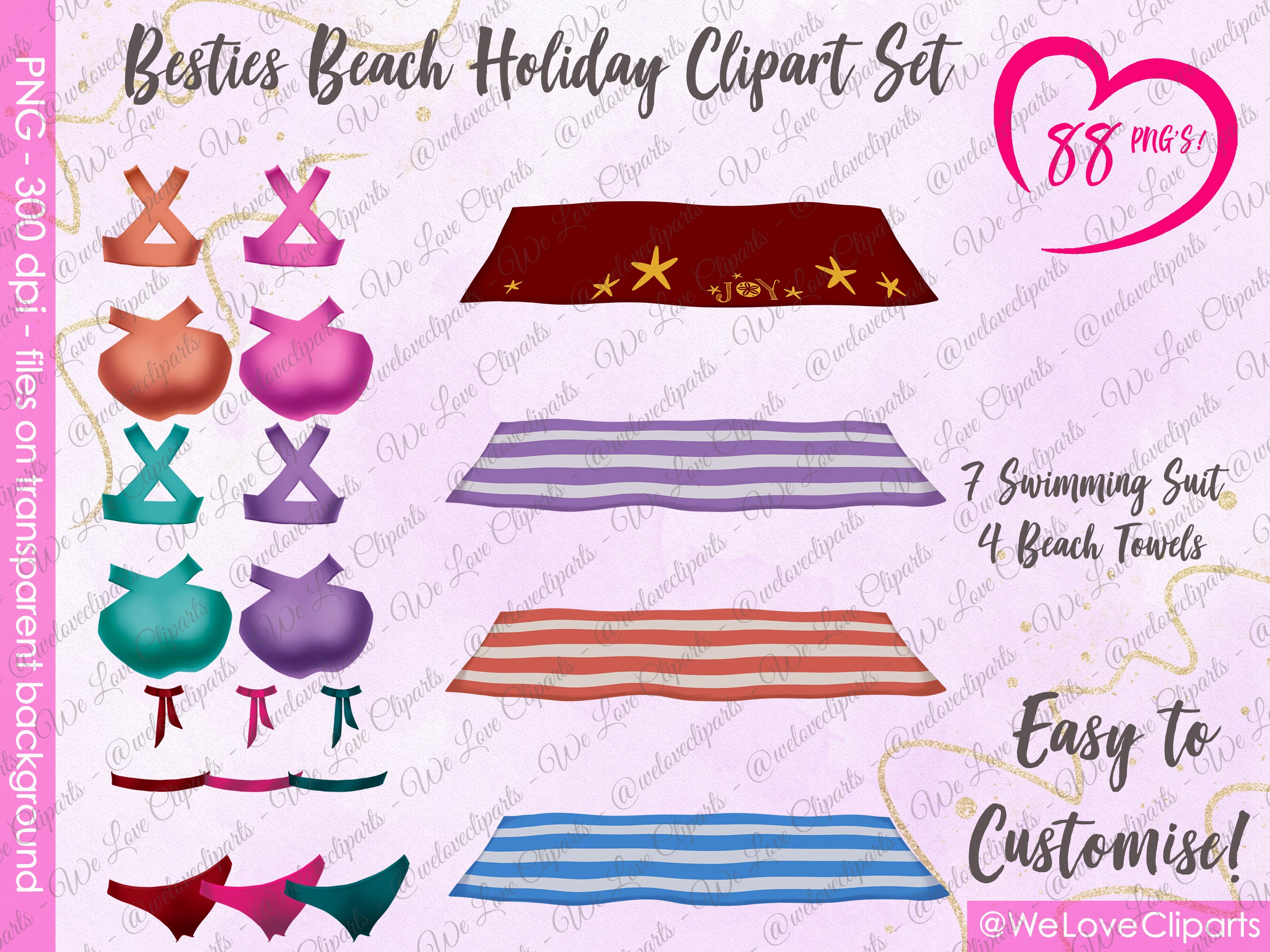 Best Friends Clipart,beach Girl Clipart,african American, Natural Hair ...