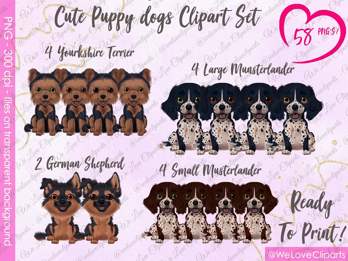 Dog SVG: Puppy Dog Pals for Dog Mum SVG Dog Bundle SVG | Etsy