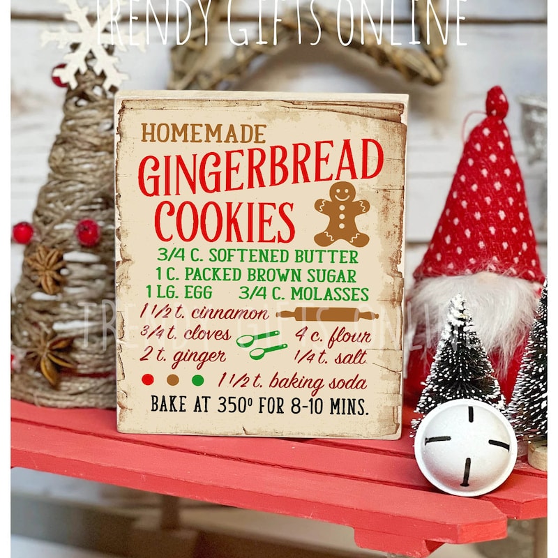 Gingerbread Man Kitchen Decor - Etsy