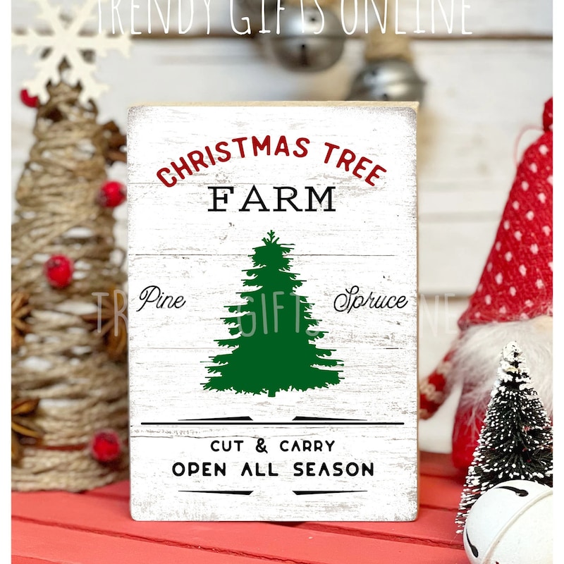 Tree Farm Sign - Etsy