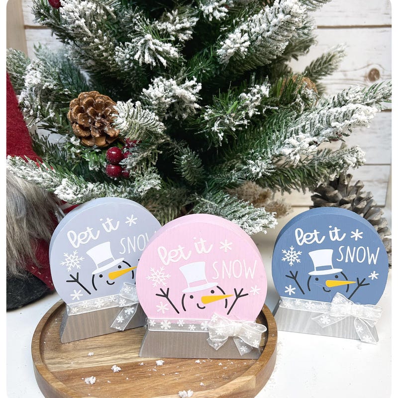 Tier Tray Snow Globe - Etsy UK