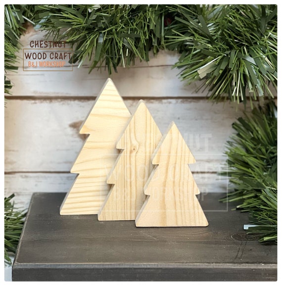 Blank Wooden Christmas Sign