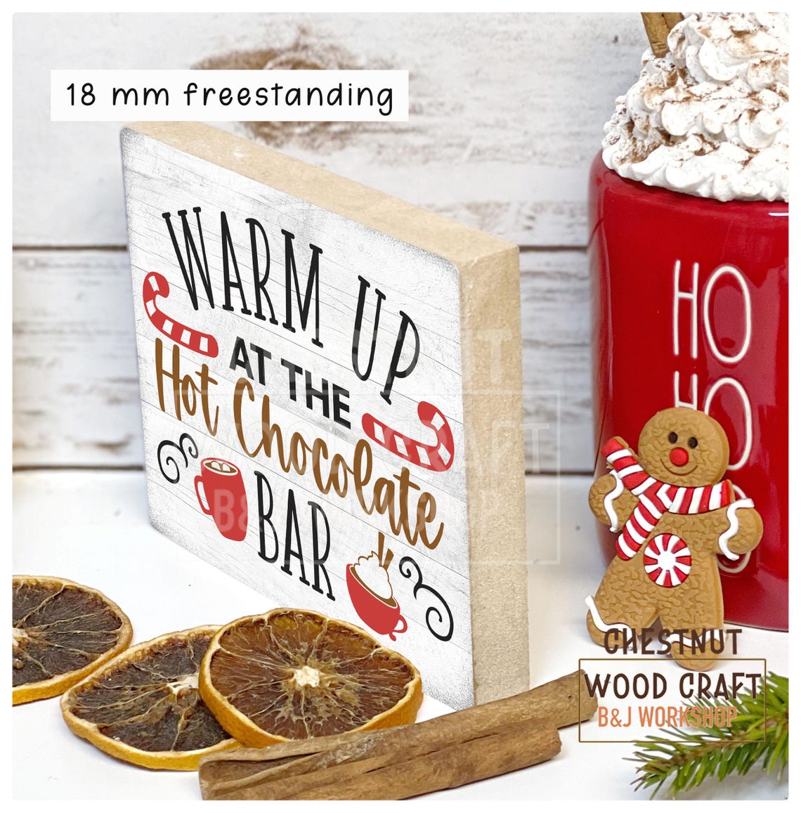 Kringle Candy Co. Christmas Sign: Tiered Tray Decor - Etsy