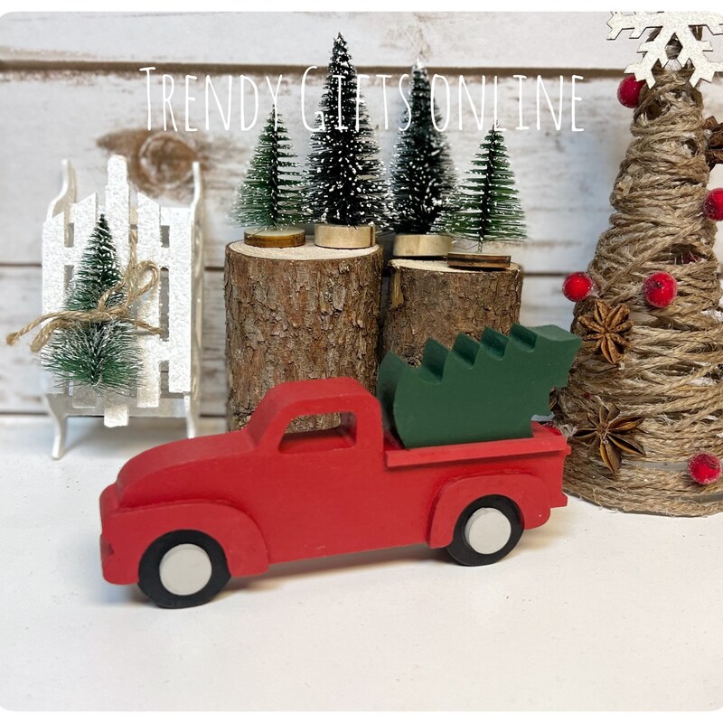 Red Truck Decor - Etsy