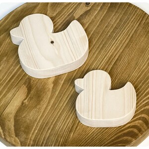Wooden Duck Shape, Set of Two, Handmade, Hand Cutout, Rustic Decor ...