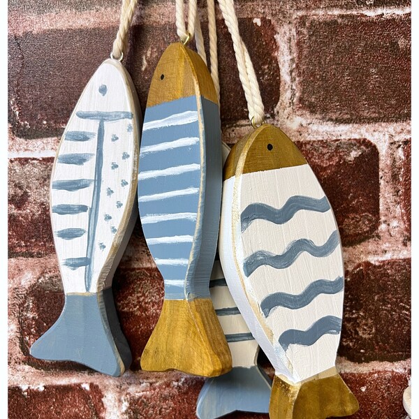 Wooden Fish Decor - Etsy