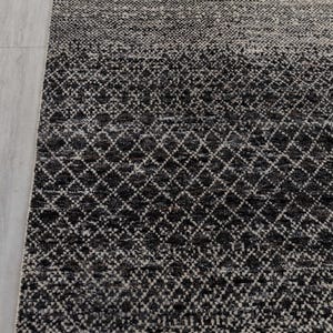 13x12 Large Area Rug Gray Charcoal Gabbeh Style Savannah Rug Handmade ...